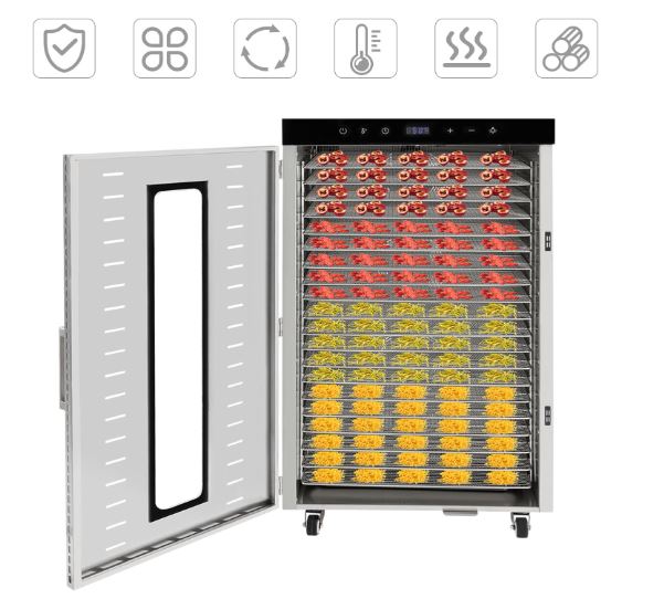 Deshidratador Comercial de Acero Inoxidable con 20 Bandejas Modelo SS ...